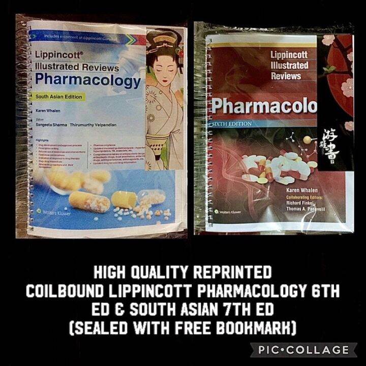 Lippincott Pharmacology 6th and South Asian 7th ed Pharma Textbook | Lazada PH