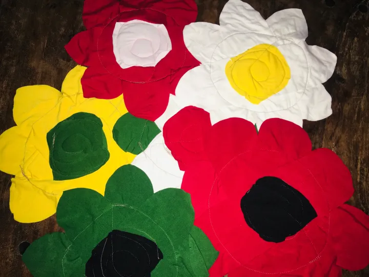 Basahang bilog / Sun flower rags / 11”-13” / 11-13inches / assorted ...