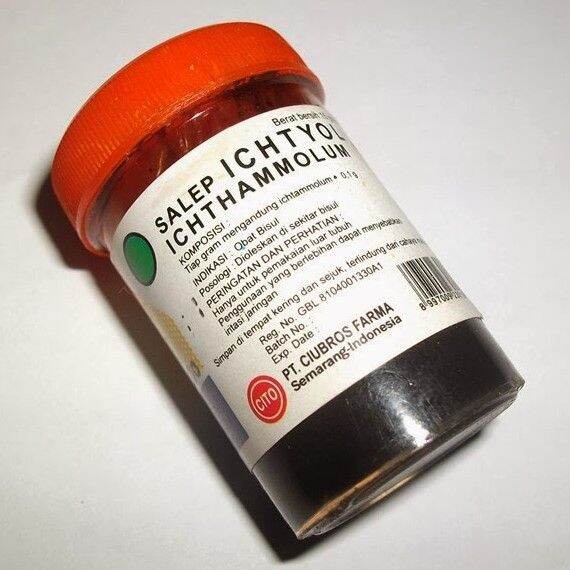 Ichtyol Salep Hitam /Salep hitam Ichtiol /Ictiol 15 gram | Lazada Indonesia