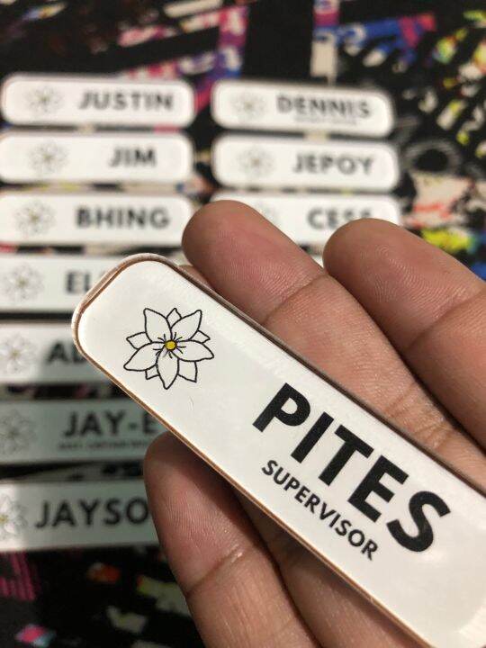 Magnetic name plate Personalized | Lazada PH