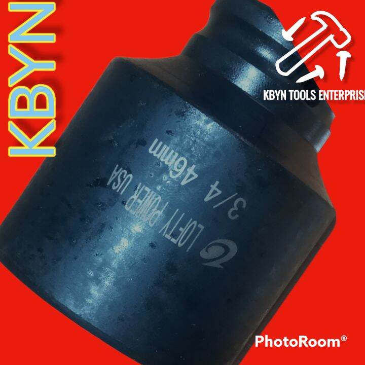 46MM 3/4 DRIVE DEEP SOCKET WRENCH HEAVY DUTY,HARD METAL,FIT FOR ...