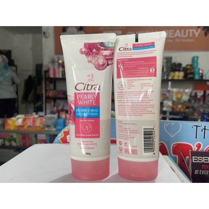 Citra pearly white facial foam 100 gr - sabun wajah citra 100 gr ...