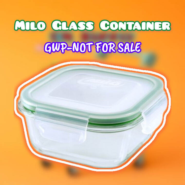 GWP-Milo Glass Container High Quality Food Container | Lazada