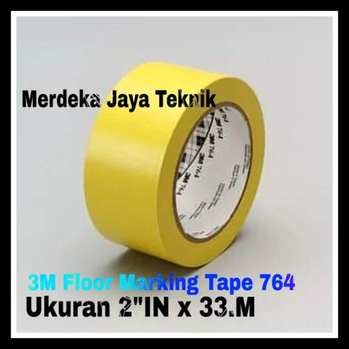 Marking Tape 3m 764 Kuning Lakban Garis Lantai- Futsal Isolasi Lantai ...