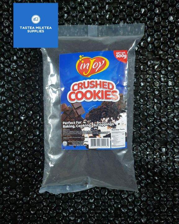 CRUSHED COOKIES INJOY BRAND 500 GRAMS - TASTEA MILKTEA SUPPLIES | Lazada PH