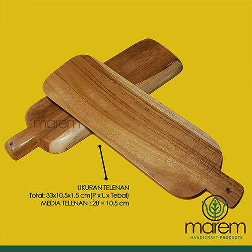 TALENAN KAYU JATI SOLID | CUTTING BOARD | SERVING BOARD | TELENAN KAYU ...