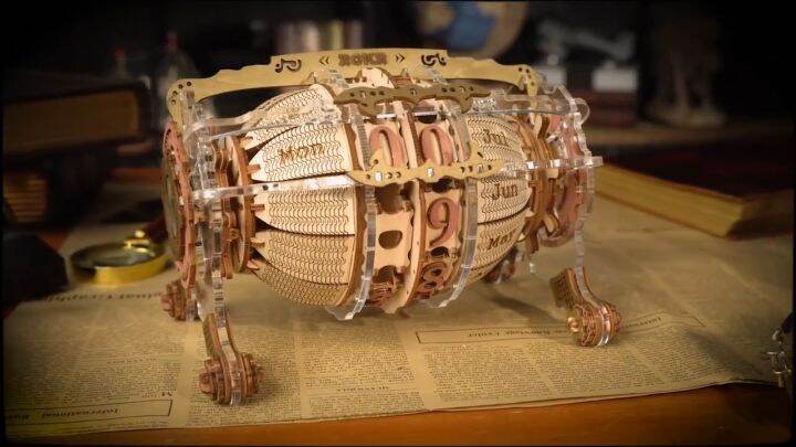 【ส่งฟรี】Yahoo ROKR เวลาเครื่องยนต์ปฏิทิน3d ไม้ของเล่นแบบจำลองปริศนาสำหรับเด็ก LC801 | Lazada.co.th