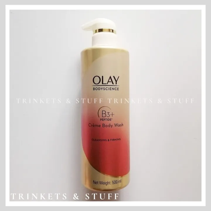Olay BODYSCIENCE B3 + Peptide Creme Body Wash 500ml | Lazada PH