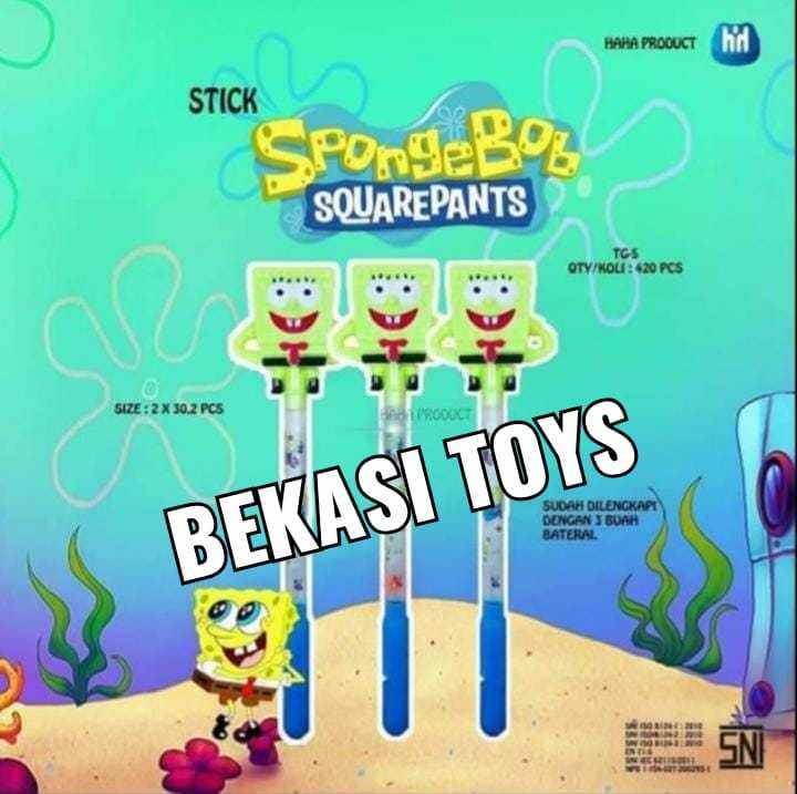 Mainan Anak 24Pcs Stick Led Karakter Spongebob | Lazada Indonesia