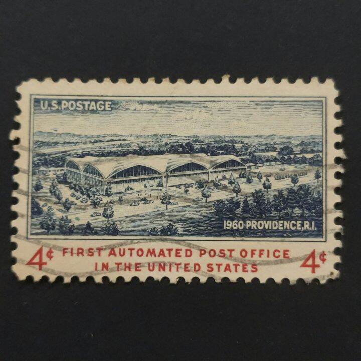 1960 Stamp USA-Complete Unique Used Stamp-4c The First Automated Post ...