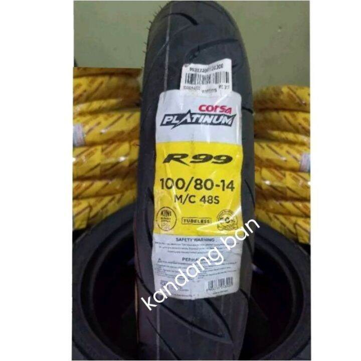 ban tubles ring 17 Corsa r99 platinum 100/80 THN pembuatan 2022 PROMO ...