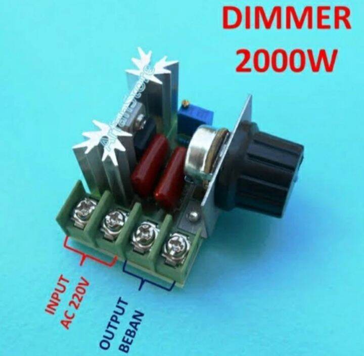 Dimmer AC 220 Volt 2000 Watt Potensiometer untuk mengatur tegangan ...