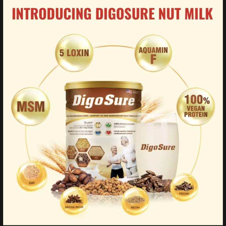 DIGOSURE NUT MILK 400g- With nutrition completely for people with bone ...