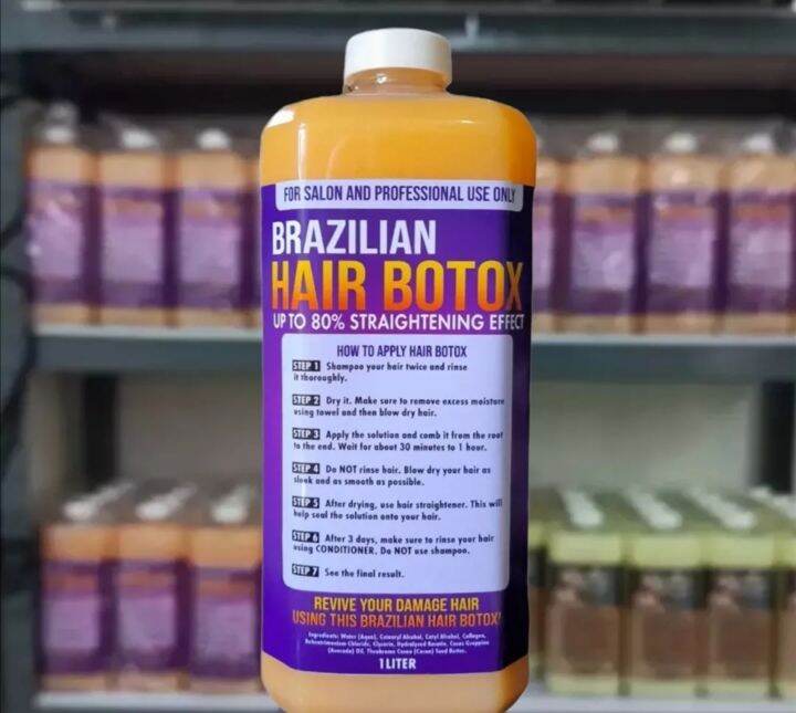 ORIGINAL BRAZILIAN HAIR BOTOX TREATMENT 1000ml/500ml | Lazada PH