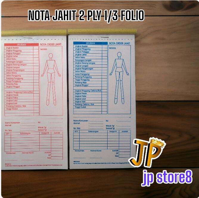 Nota Jahit 1/3 Folio 2 Rangkap | Lazada Indonesia