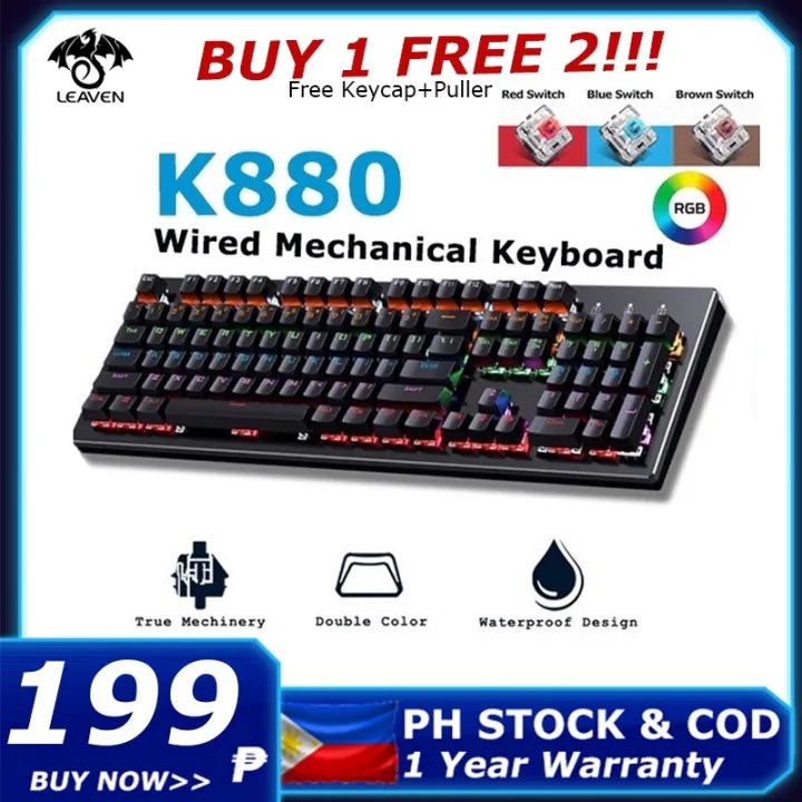 K880 K550 K28 K620 Mechanical Hotswappable Keyboard 87 104 61 Key For Computer Wired Gaming ...