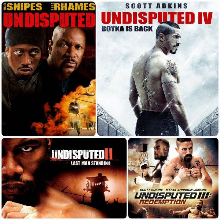 [DVD HD] Undisputed ครบ 4 ภาค-4 แผ่น 4-Movie Collection #หนังฝรั่ง #แพ ...