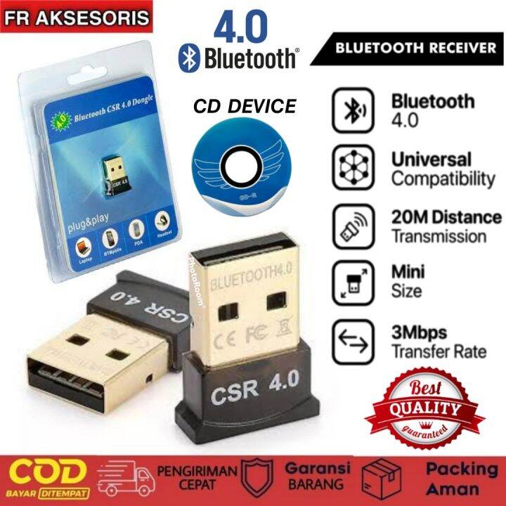 USB Bluetooth Receiver Dongle CSR Versi 4.0 Dongle Bluetooth CSR 4.0 ...