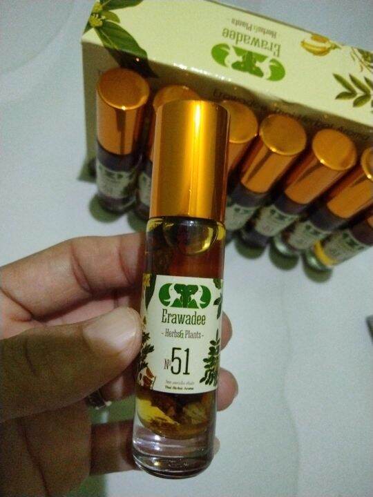 minyak angin Thailand erawadee 51 herbal plants original | Lazada Indonesia