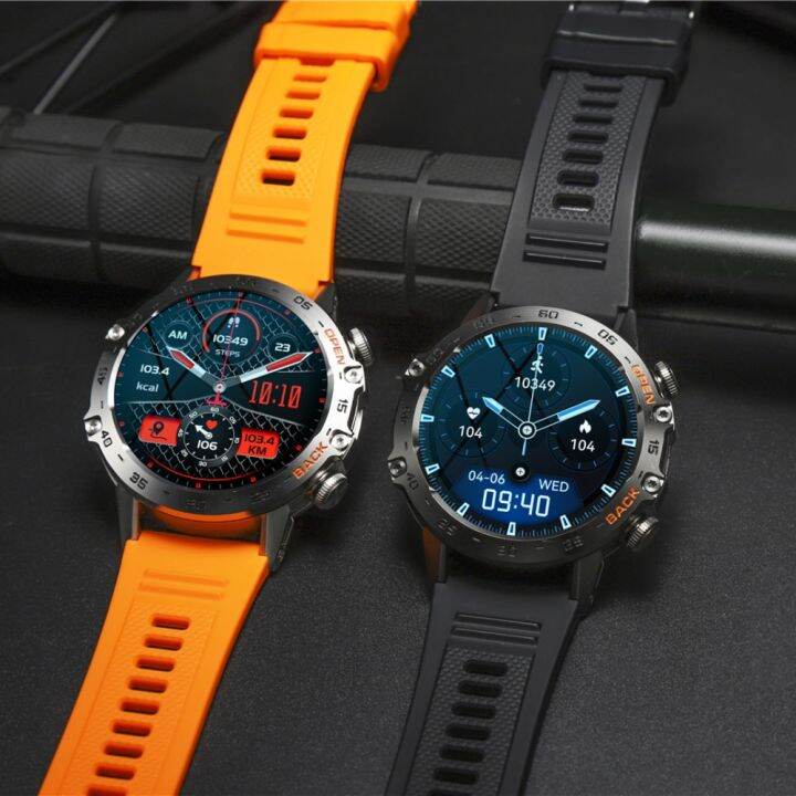 TANG STORE Jam Tangan Pintar Militer Panggilan Bluetooth, Denyut ...