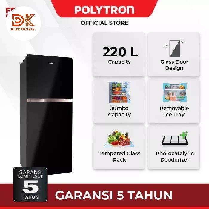 Kulkas Polytron 23 MNX Jumbo 2 Pintu | Lazada Indonesia