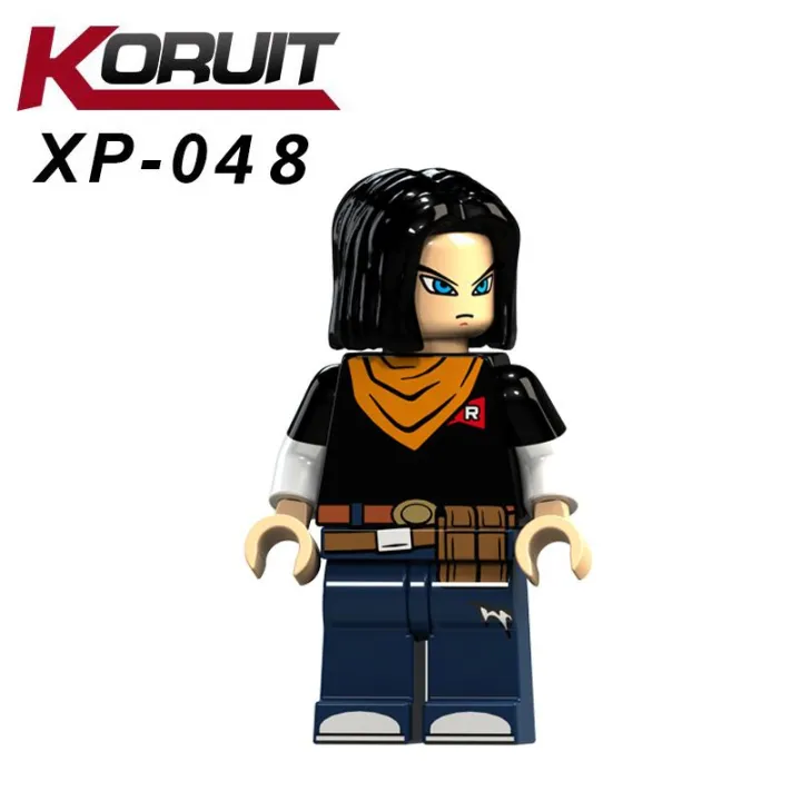mainan lego kw dragon ball xp048 android 17 minifigure brick blok ...