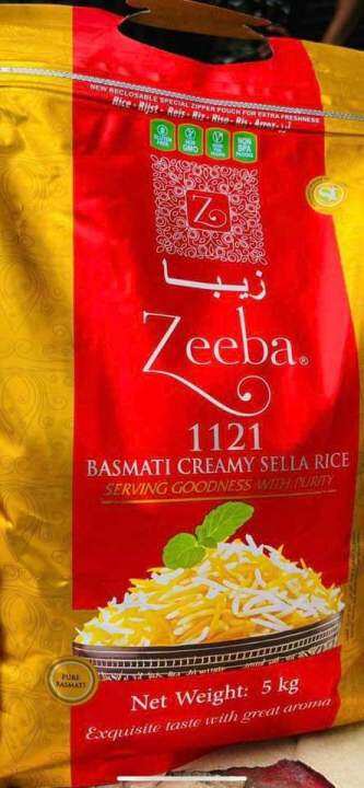 Zeeba 1121 Basmati Creamy Sella Rice 5kg | Lazada PH