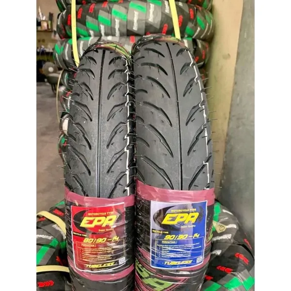 Ban motor ring 14 matic tubles 80/90 & 90/90 motif TIGER CLOW | Lazada ...