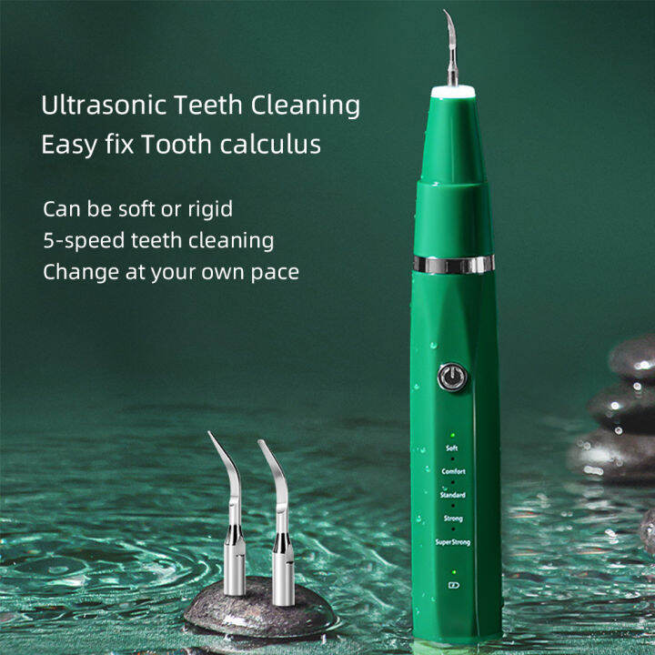 Ultrasonic Tooth Cleaner Dental Scaler Portable Tooth Washer Personal ...
