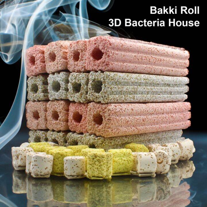 Colorful Bakki Roll Aquarium Filter Media Large 6 Inches 3D Far ...