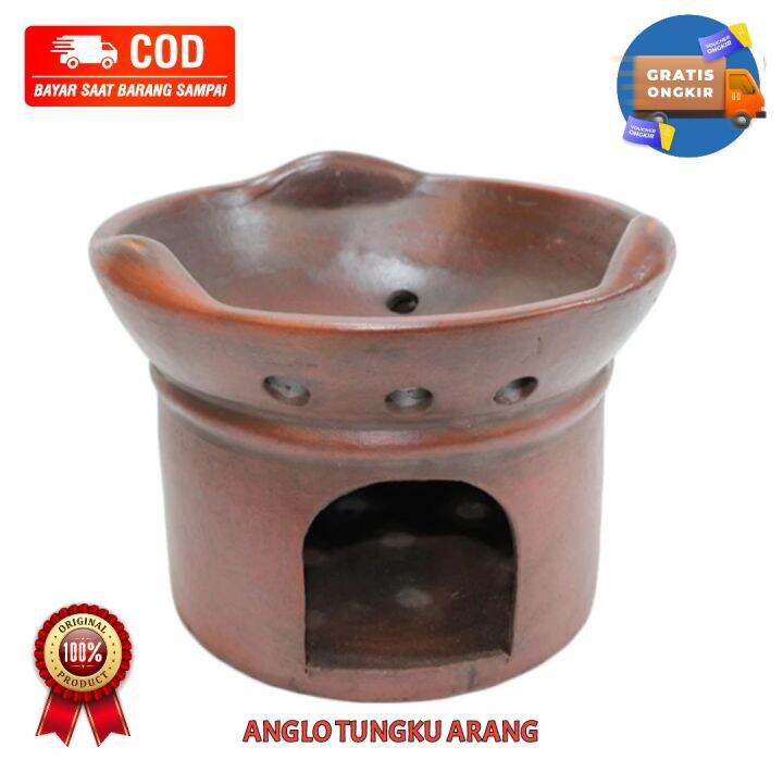 ANGLO TUNGKU ARANG GERABAH TANAH LIAT NATURAL | Lazada Indonesia