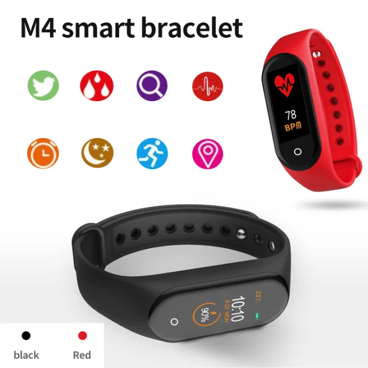 [In Stock] M4 Smart Band Watches Monitor Sports Fitness Bracelet ...