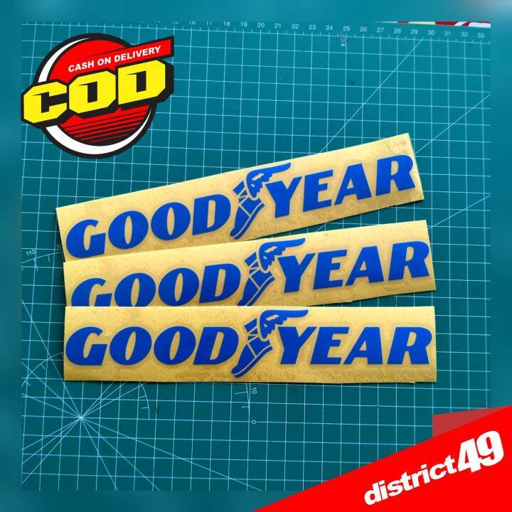 Sticker cutting Goodyear - Cutting sticker Goodyear - Stiker Goodyear ...