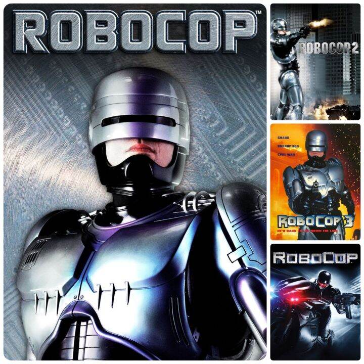 [DVD HD] โรโบคอป ครบ 4 ภาค-4 แผ่น Robocop 4-Movie Collection #หนังฝรั่ง ...