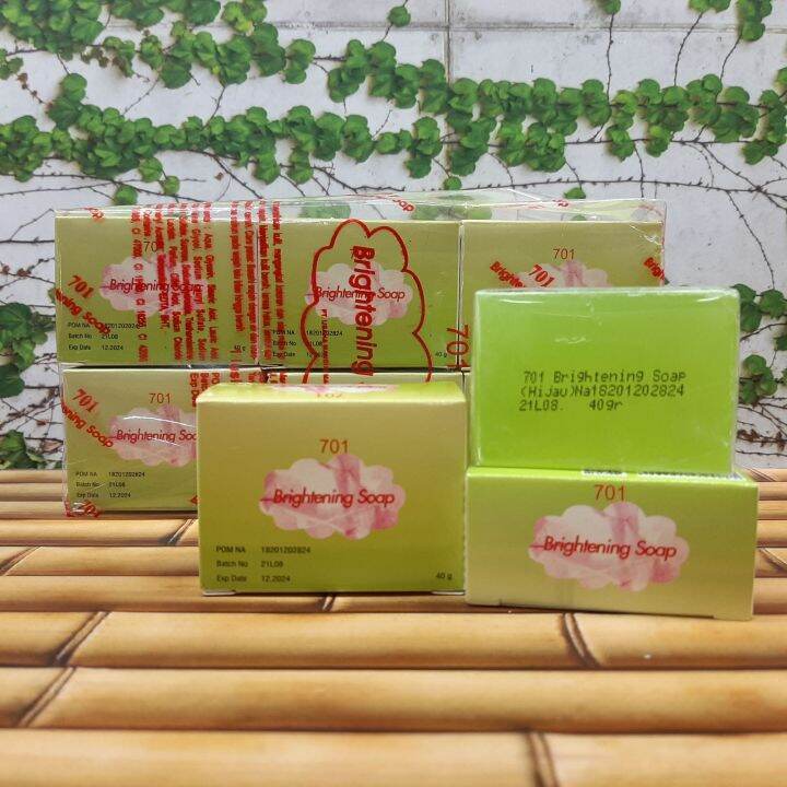 [ lusinan ] sabun 701 hijau brightening soap 40gr bpom | Lazada Indonesia