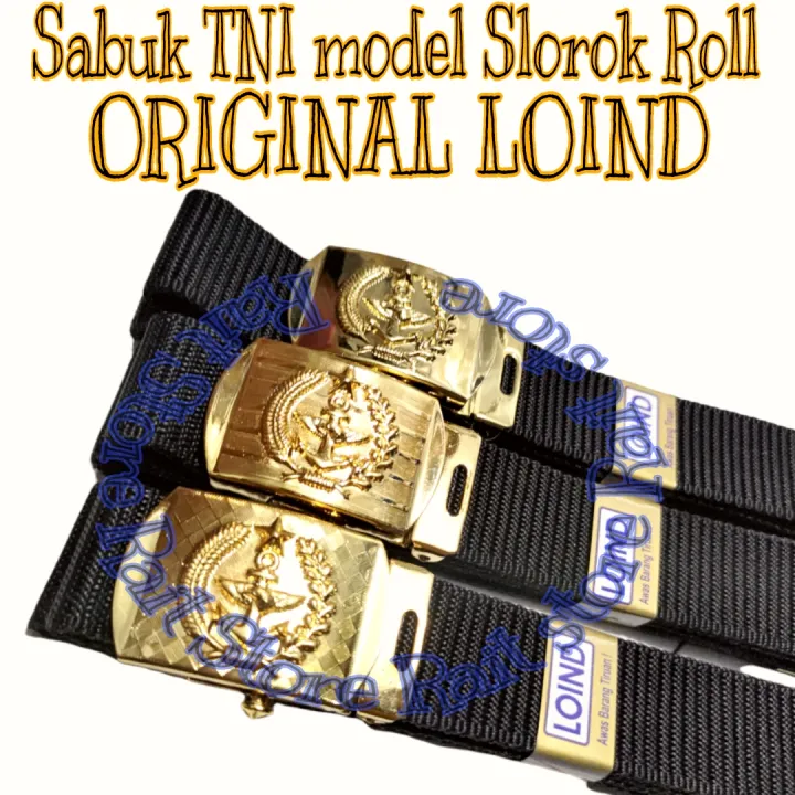 Sabuk / Ikat Pinggang TNI Slorok Merk Loind | Lazada Indonesia