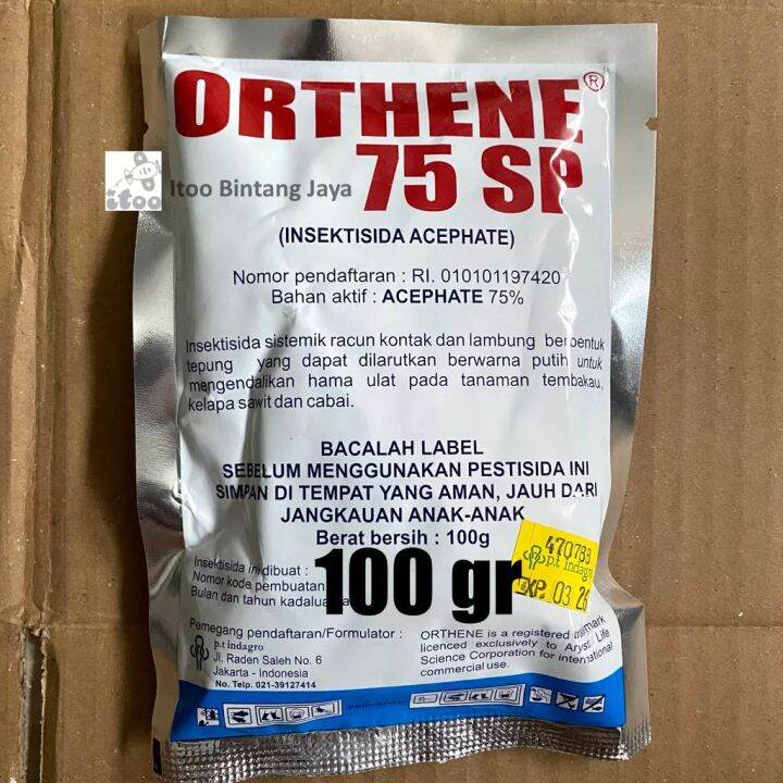 Orthene 75sp insektisida pestisida Obat pertanian dan obat sawah ...