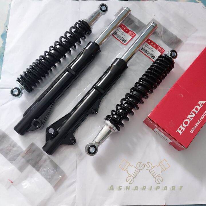 Sok Depan Honda Supra X 125 + Tabung Shock Depan Belakang Supra Fit New Kharisma Paket Hemat As ...