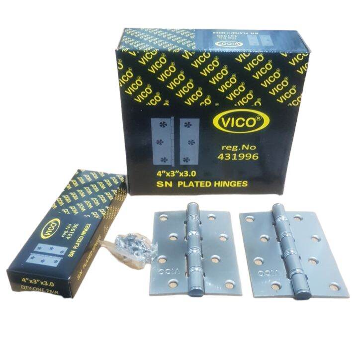 engsel pintu 4inch plat tebal sn VICO engsel 4inch 4" tebal | Lazada ...