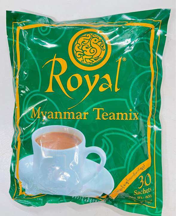 奶茶 Royal 1 bag x30 packs缅甸奶茶 三合一 Royal Myanmar Teamix 3 in 1 Instant ...