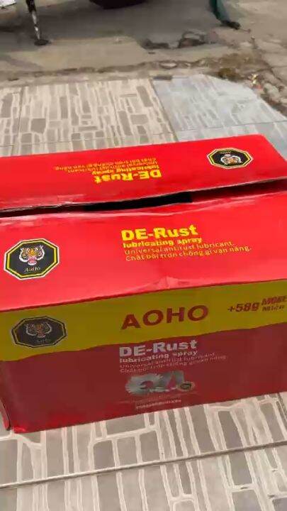 Chai xịt chống rỉ sét & bôi trơn AoHo DE-Rust siêu cấp 358g (498ml ...