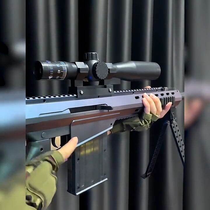 ปืนเด็กเล่น ปืนเนิร์ฟ sniper ปืนไรเฟิลซุ่มยิงกลางแจ้ง AWM Barrett 🔫 ...