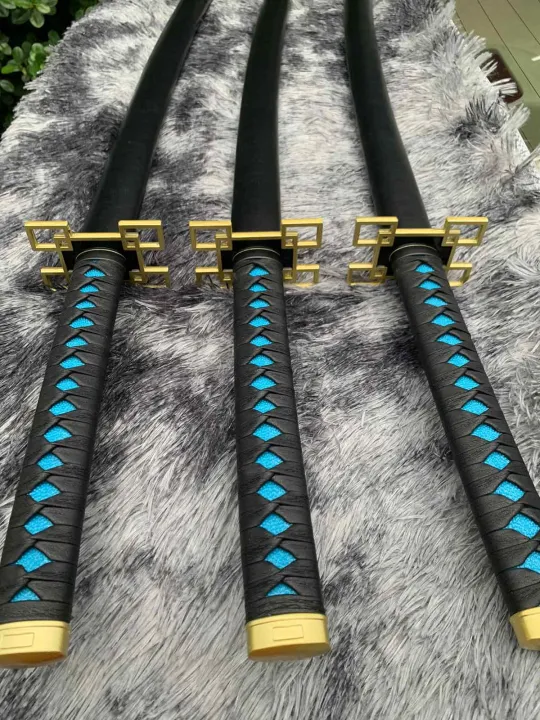 Anime Cosplay Muichiro Tokito Nichirin Blade Life Size Scale Steel ...