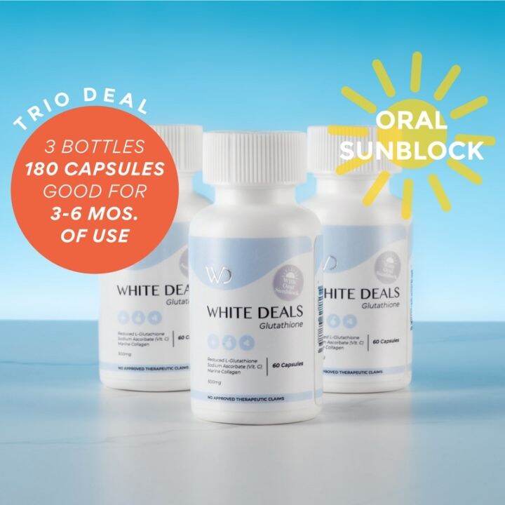 WHITE DEALS GLUTATHIONE w/FREEBIE | Lazada PH