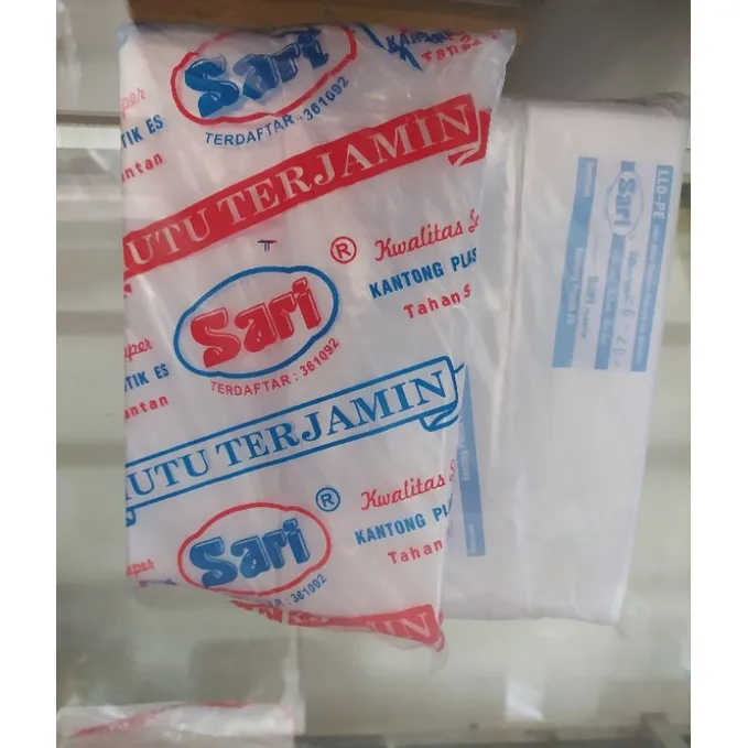 Plastik Pe Es Lilin Es Batu Merk Sari Ukuran 6x20 Cm Lazada Indonesia