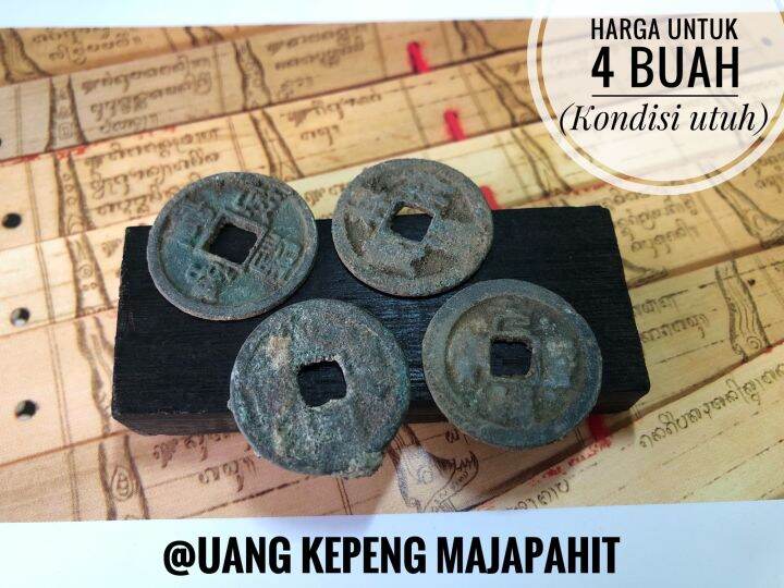 Uang Kuno Gobog Majapahit K1 atau Koin Kepeng Kerajaan atau Uang ...