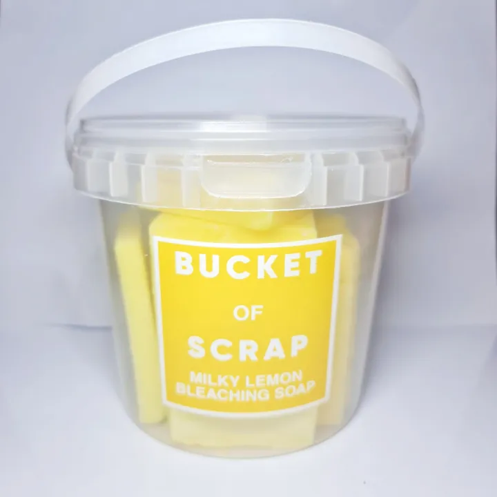 BUCKET OF SCRAP SOAP MILKY LEMON BLEACHING SOAP 500g | Lazada PH