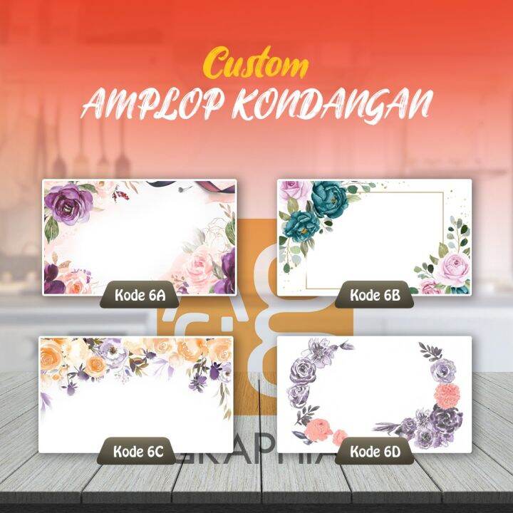 Amplop Kondangan Custom 50pcs | Lazada Indonesia