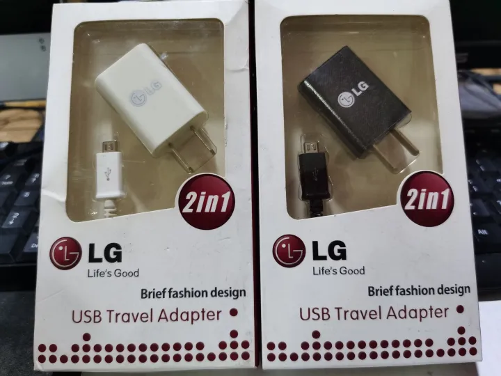 LG 2in1 TRAVEL ADAPTER CHARGER | Lazada PH
