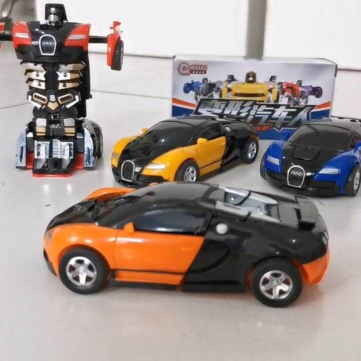 Transform Car Rescue Bots Deformation Car One-Step Car Robot Vehicle ...